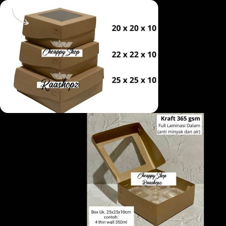 Box 20x20 Box 22x22 Box 25x25 x10 Pudding Box Pudding Box Chiffon Box ...