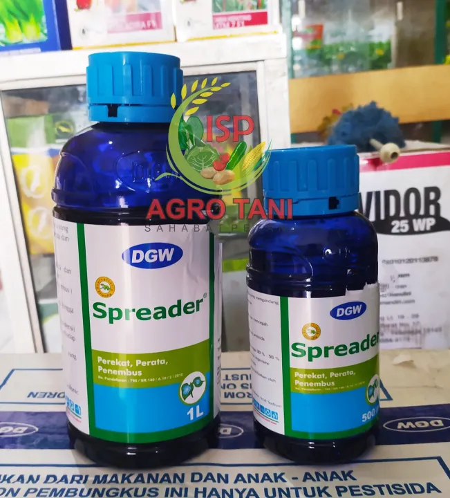 Perekat Obat Pestisida & Fungisida SPREADER sedia kemasan 1Liter dan ...