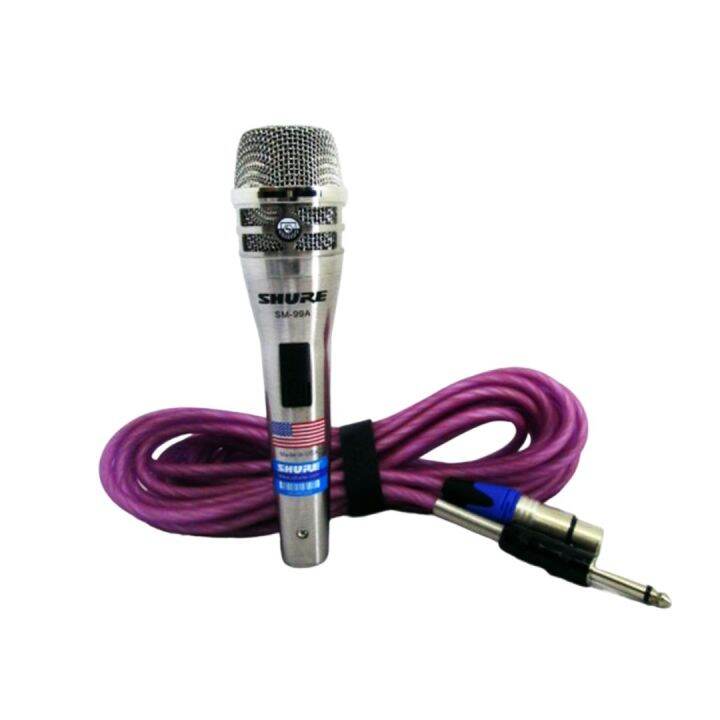 HomeMakers Class A Shure SM-99A Professional Dynamic Wired Microphone Perfect for Karaoke ...