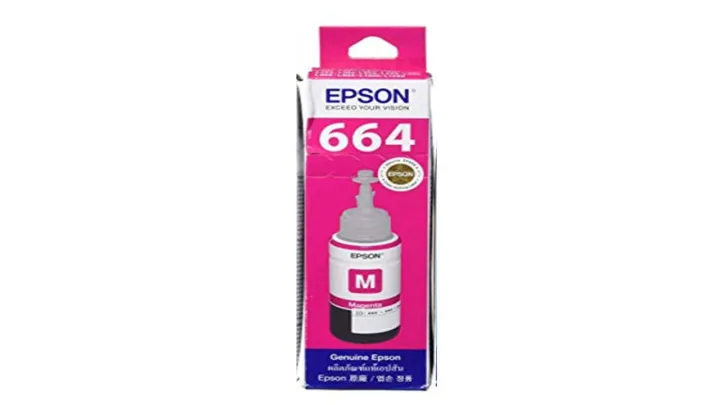 EPSON GENUINE T6643 MAGENTA INK BOTTLE 70ml | Lazada PH