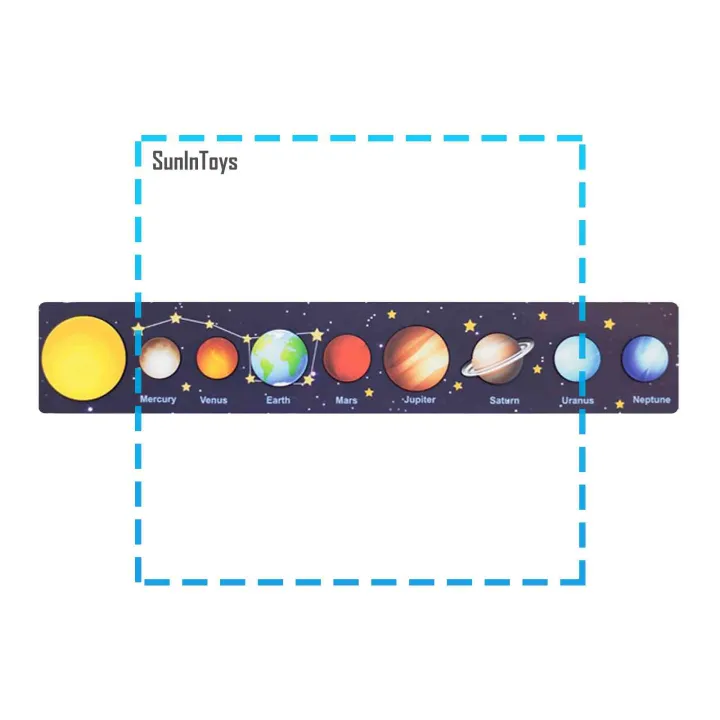 Solar System Jigsaw Puzzles - Planets Space Set ของเล่นปริศนาไม้สีใหม่ ...