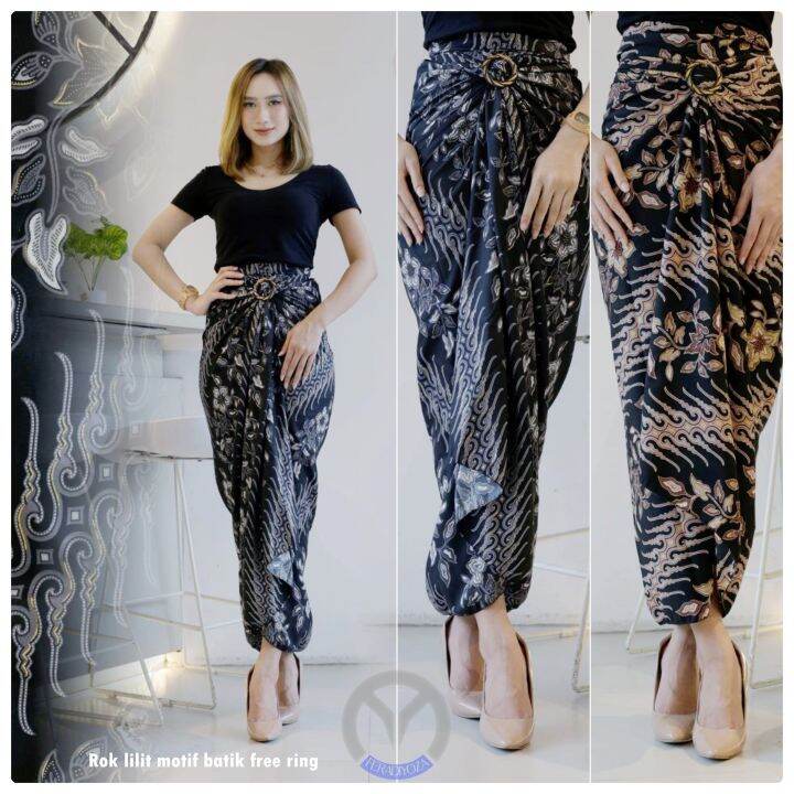 Rok lilit batik motif batik free ring / rok llilit batik motif ...