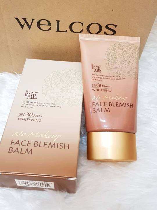Welcos no make up face blemish balm spf 30 pa+++ รองพื้นเวลคอส รองพื้น ...