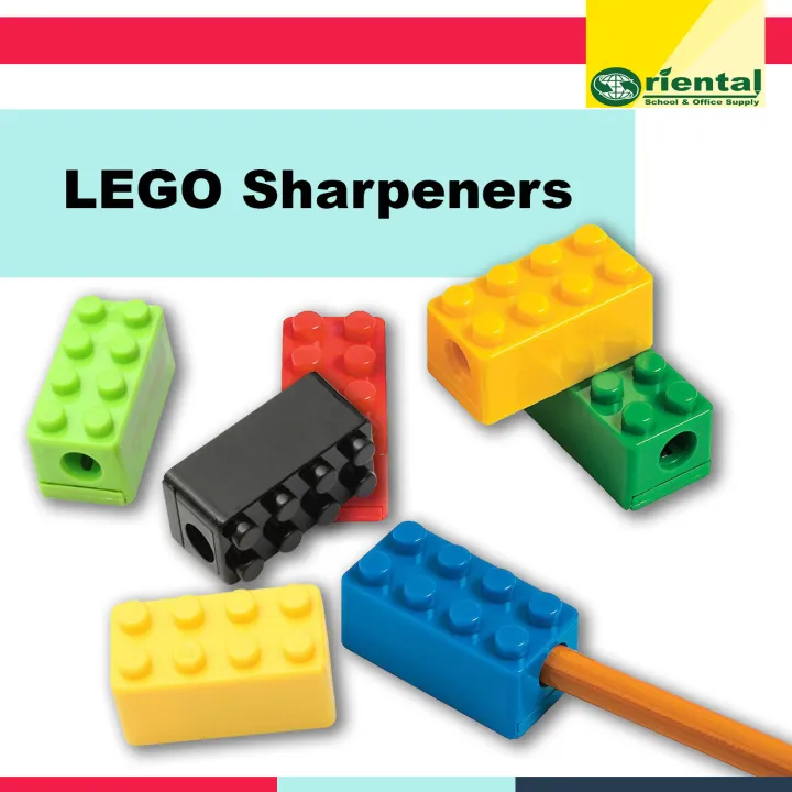 Lego Pencil Sharpeners - Building Blocks Sharpener - Assemble on your ...