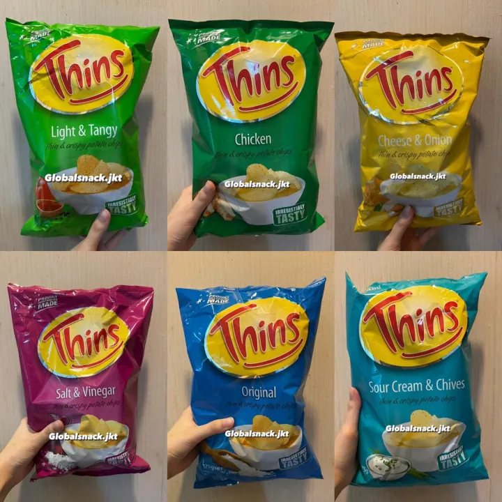 THINS POTATO CHIPS ORIGINAL / SOUR CREAM CHIVES / SALT & VINEGAR ...
