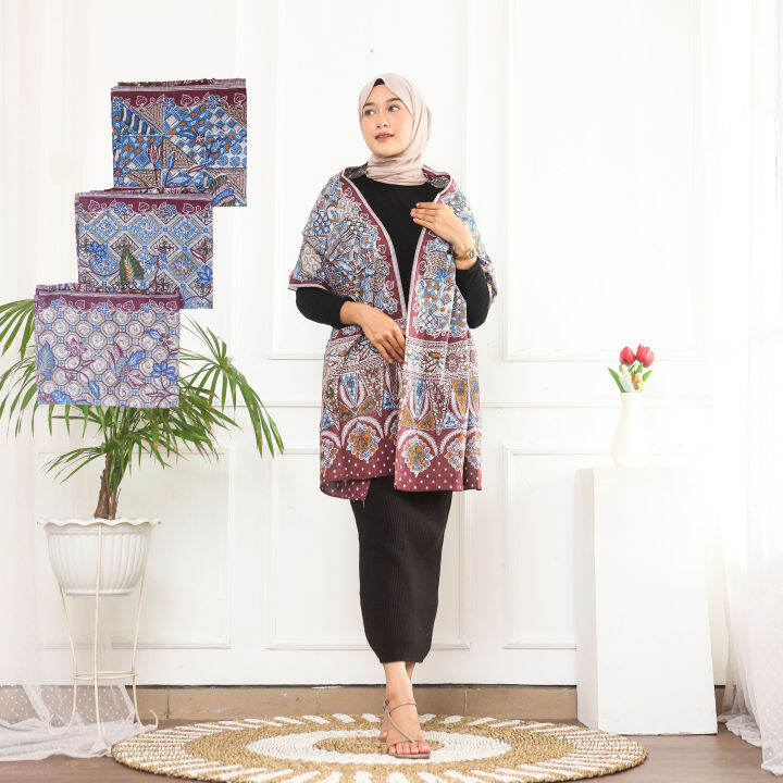 termurah langsung produsen kain scarf motif batik selendang fashion ...