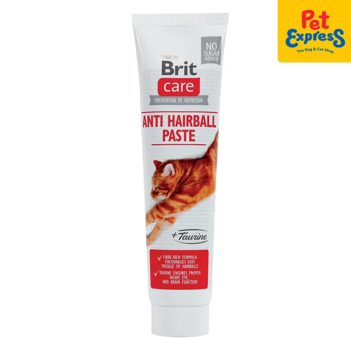 U"(Brit Care Anti Hairball plus Taurine Cat Paste 100g | Lazada PH