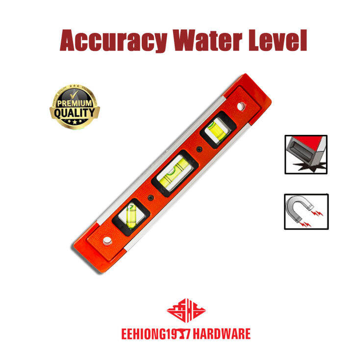 EEHIONG1977 9" Magnetic Water Level Spirit Water Level 230mm Penimbang ...