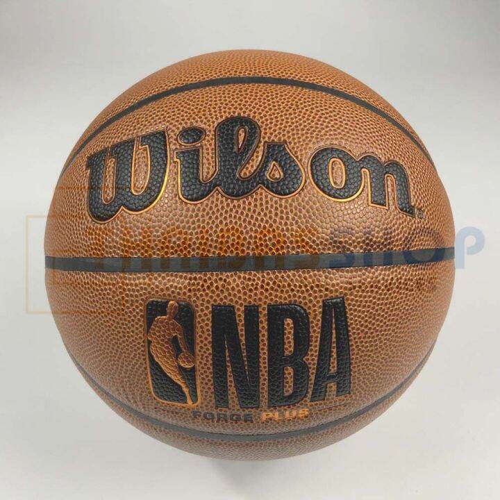 (ของแท้ 100%) ลูกบาสเกตบอล Wilson NBA Forge Plus รหัส WTB8100XB07 ...