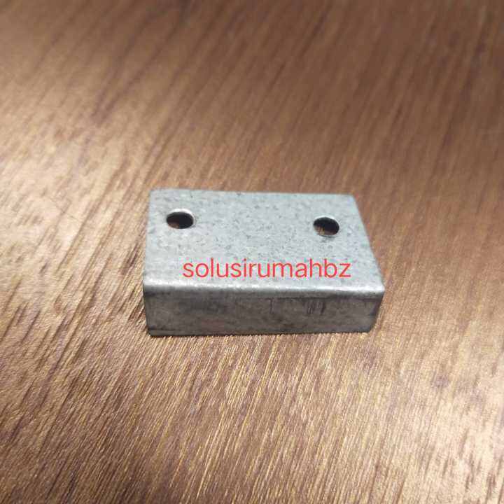 per10 biji KLEM KACA L SIKU GALVALUM JENIS SENG harga tiap 10biji clamp ...