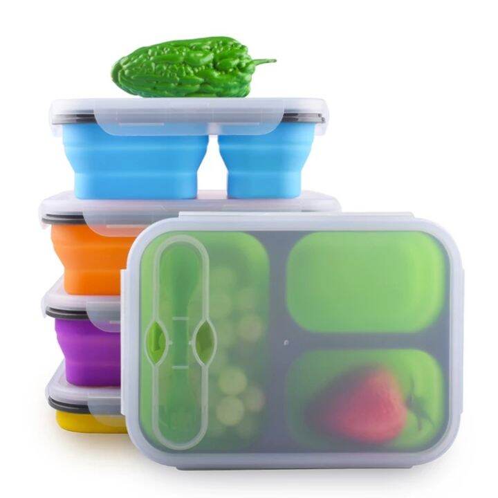 Triple COLLAPSIBLE FOOD CONTAINER | Lazada PH