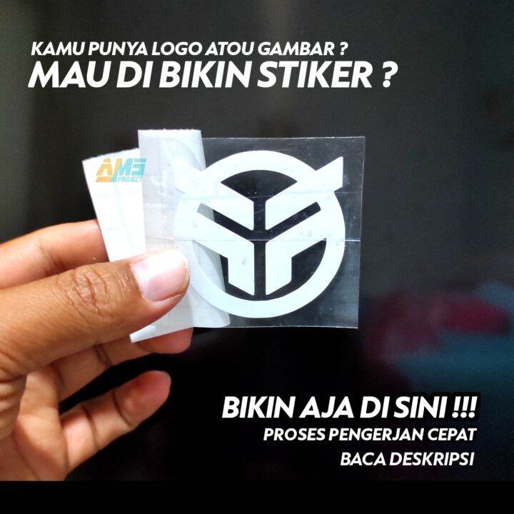 Custom Stiker LOGO / Stiker GAMBAR /Stiker Custom / Stiker Komunitas ...