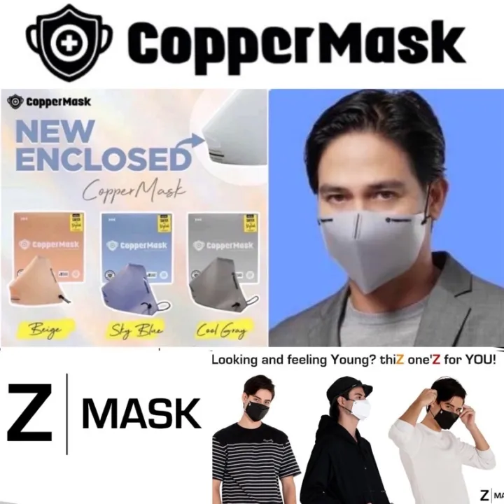 Copper Mask 2.0 Original CopperMask Face Mask Z Mask | Lazada PH