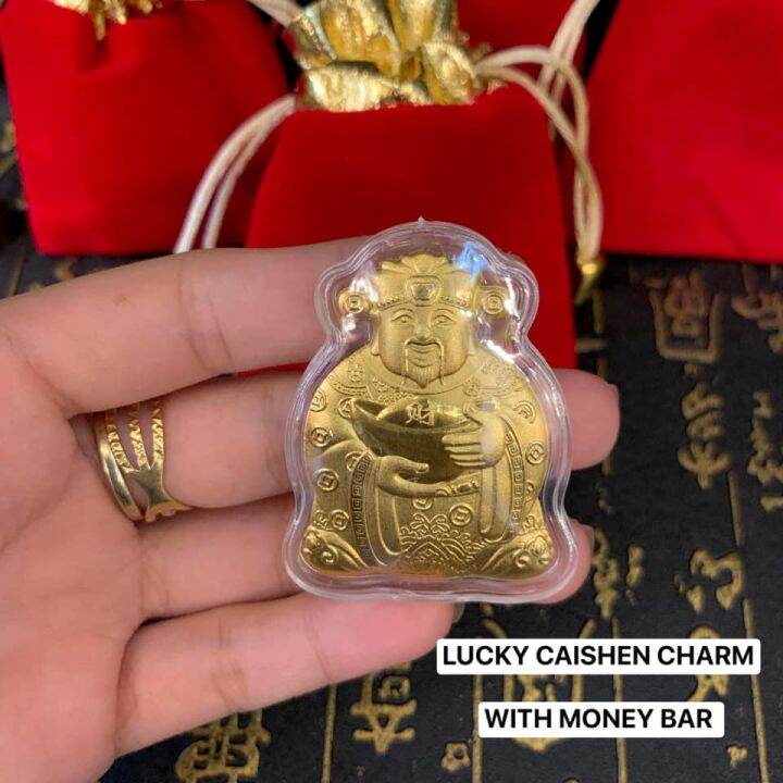 LUCKY CHARM AD LUCKY CAISHEN CHARM WITH MONEY BAR | Lazada PH