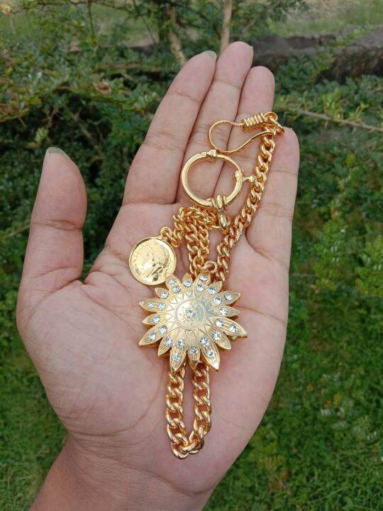 Bros Rantai Beskap Baju Adat Solo Lambang Matahari Hias Batu Zircon ...