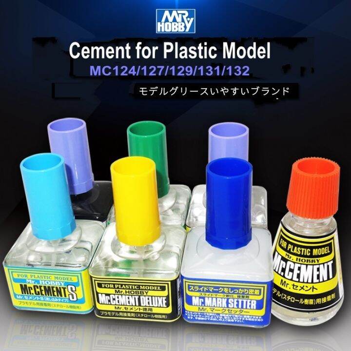 【CC】 Mr Hobby Cement Adhesive With Brush for Model kit Tool MC124-31 ...