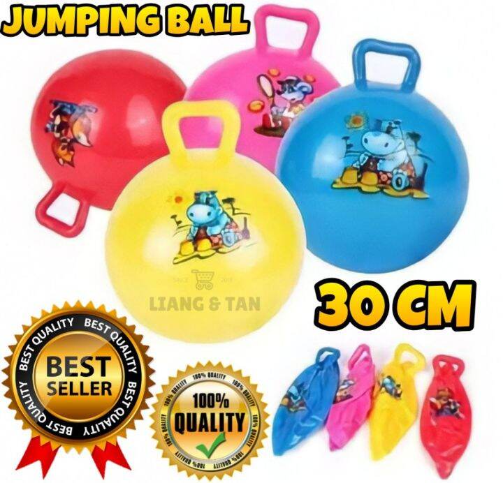 ( BISA COD ) PROMO Mainan Anak Bola Jumping / Jumping Ball Bulat 30 CM ...
