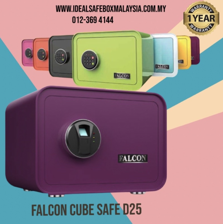 falcon cube safe D25 FALCON D25 Fingerprint Lock Cube Safe | Lazada