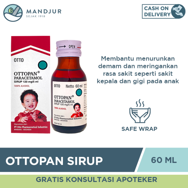 Ottopan Sirup 60 ml - Obat Demam dan Nyeri Ringan Anak | Lazada Indonesia