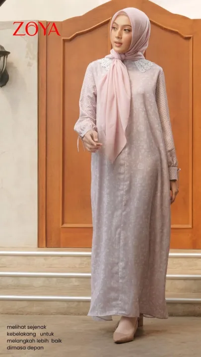 Zoya Gamis Rovika Dress Muslim Wanita | Lazada Indonesia
