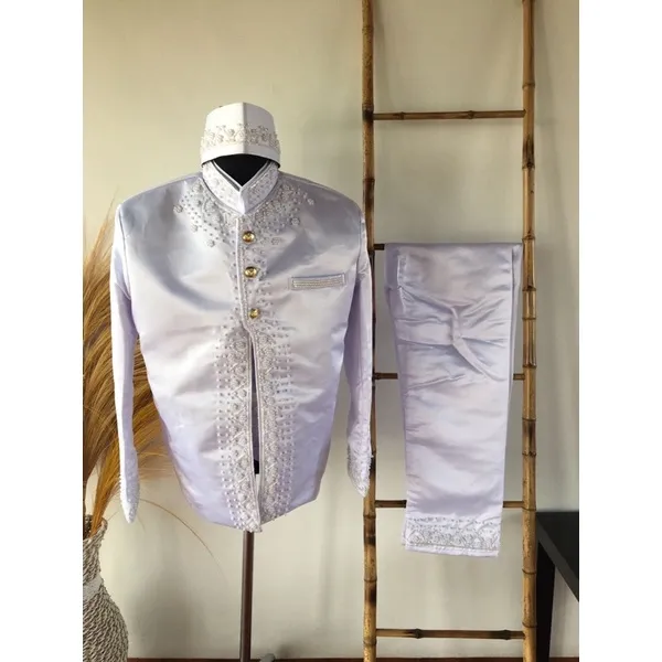 basofi pengantin putih beskap sunda pengantin putih baju pengatin pria ...