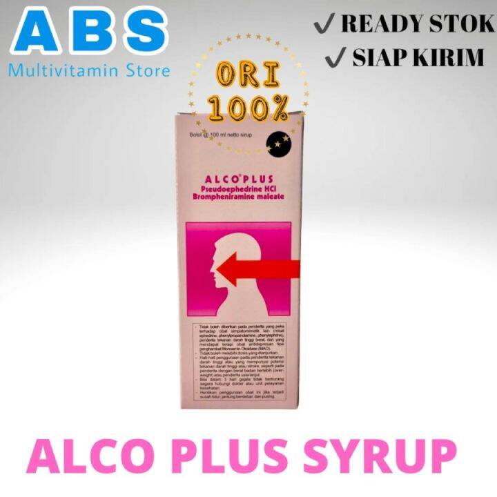 Alco Plus Sirup 100 ml alcoplus syrup 100ml | Lazada Indonesia
