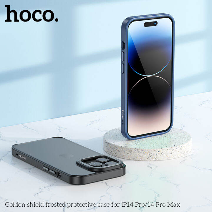 HOCO Ốp Cho iPhone 14 Ốp Bảo Vệ Mờ Hình Khiên Vàng Cho iPhone 14 Pro ...