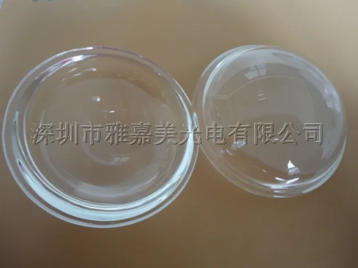 LED optical glass lens diameter 100mm Mining lamp LED lens concave ...