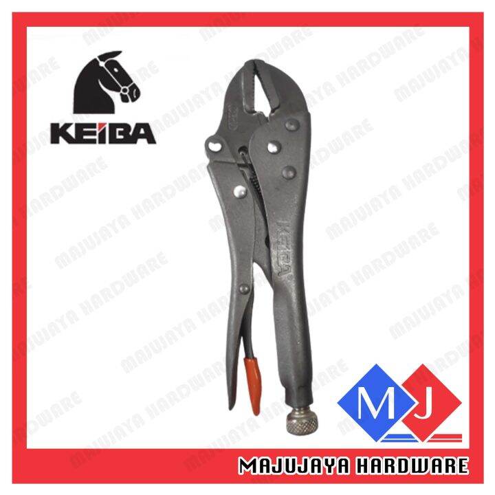 KEIBA 10” 250mm Vise-Grip Curve Jaw Locking Plier Vice Grip Plier Jaw ...