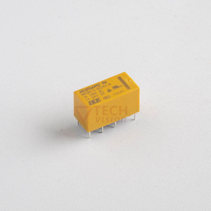 Relay 24v HKE 8Pin 8 Pin Kaki 24VDC 24volt 24 Volt 1A Kuning Kecil 1 A ...