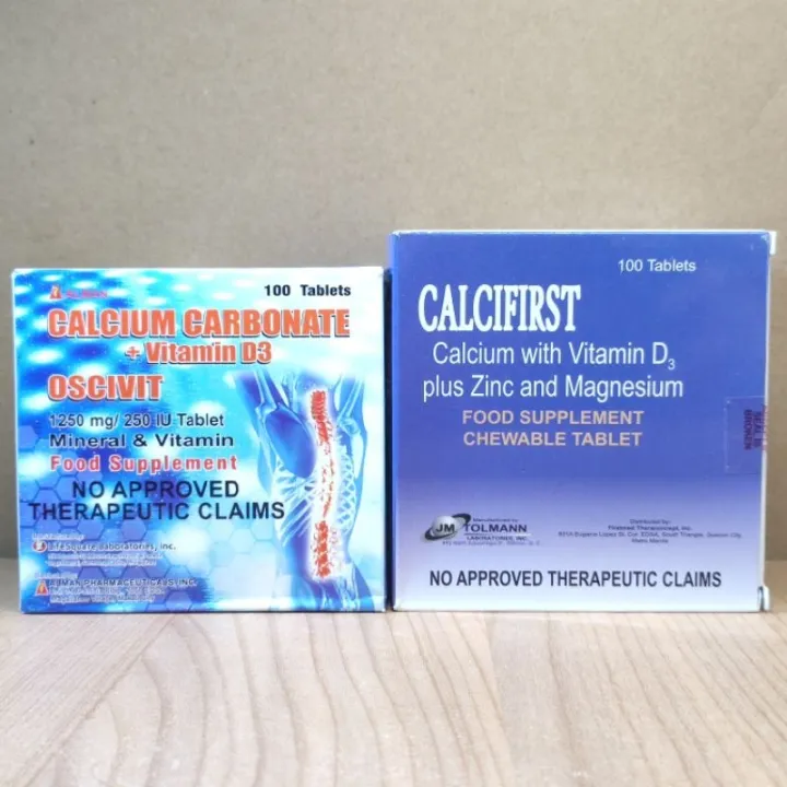 CALCIFIRST / OSCIVIT Calcium Carbonate Tablets | Lazada PH