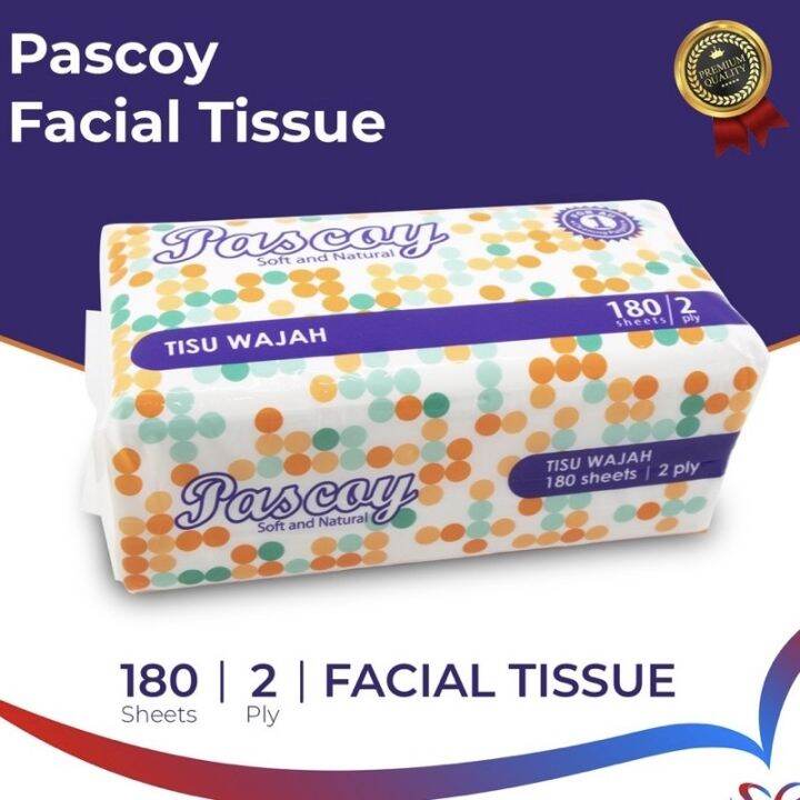FACIAL TISSUE / TISU WAJAH PASCOY 180 LEMBAR | Lazada Indonesia