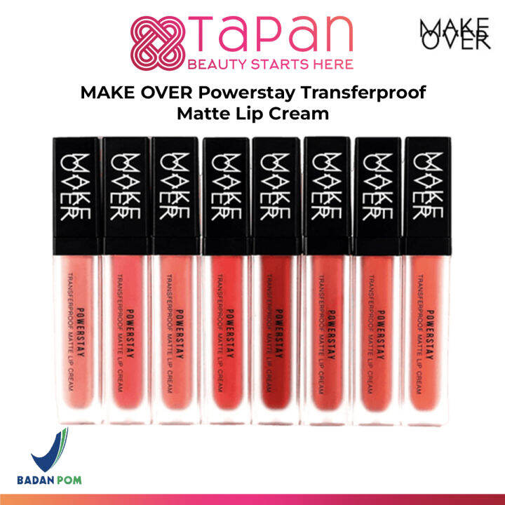 MAKE OVER Powerstay Transferproof Matte Lip Cream | Lazada Indonesia