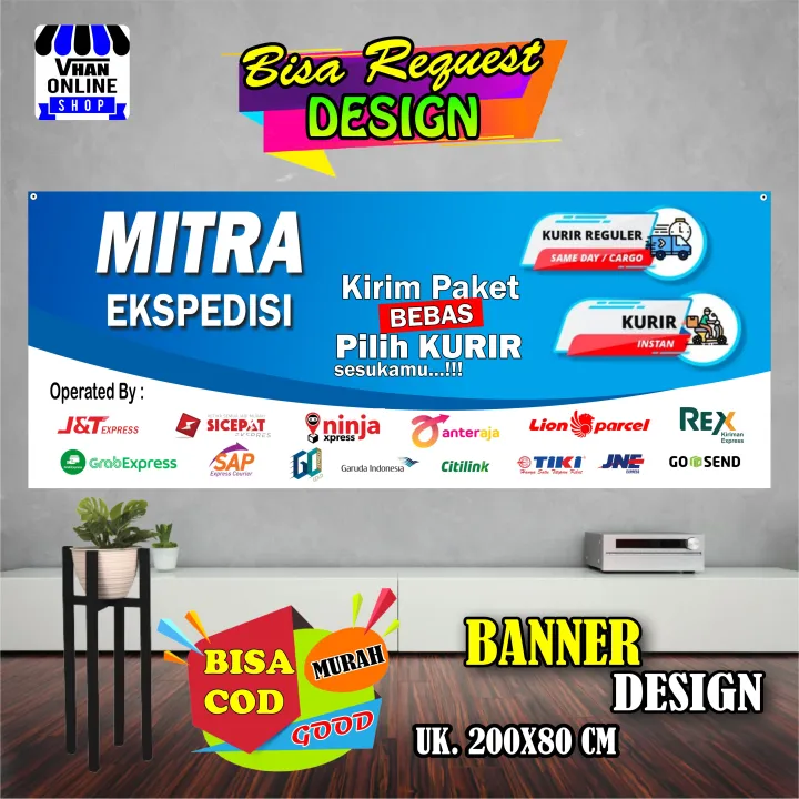 Spanduk Banner Mitra Ekspedisi, Pos, Kurir Keren Bagus Murah | Lazada ...
