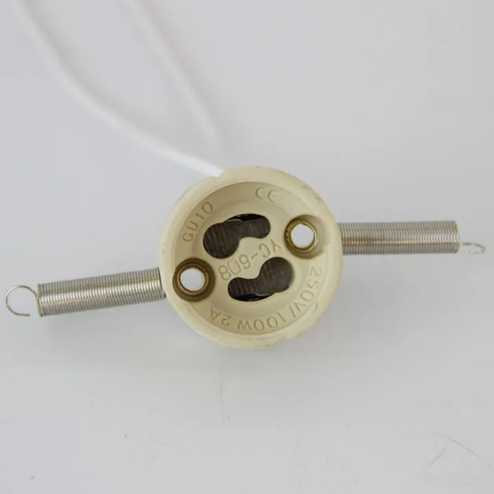 GU10 Lamp Holder Ceramic Connector Socket With Cable for 19cm | Lazada PH