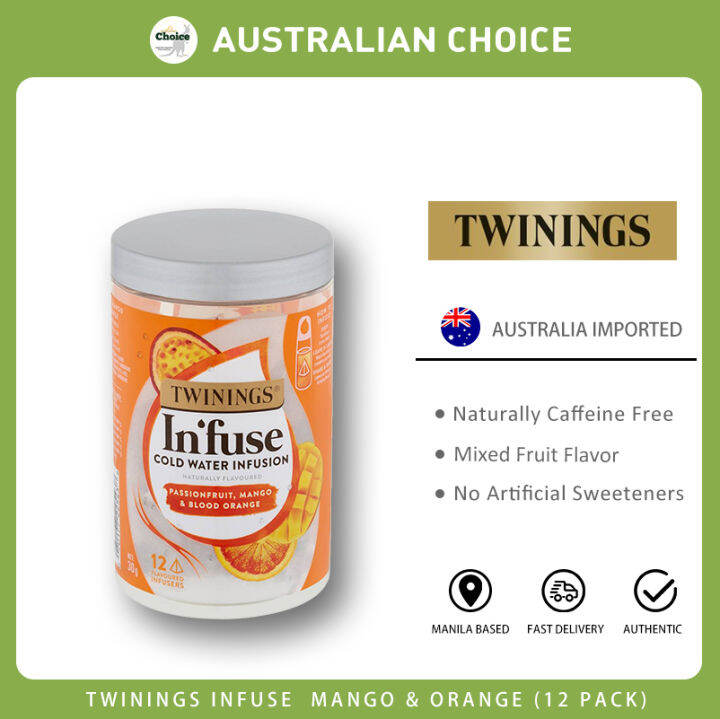 Twinings Infuse Passionfruit,Mango & Blood Orange 12 Packs | Lazada PH