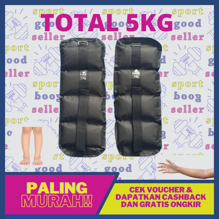 PEMBERAT KAKI 5 KG BENDING PASIR | Lazada Indonesia