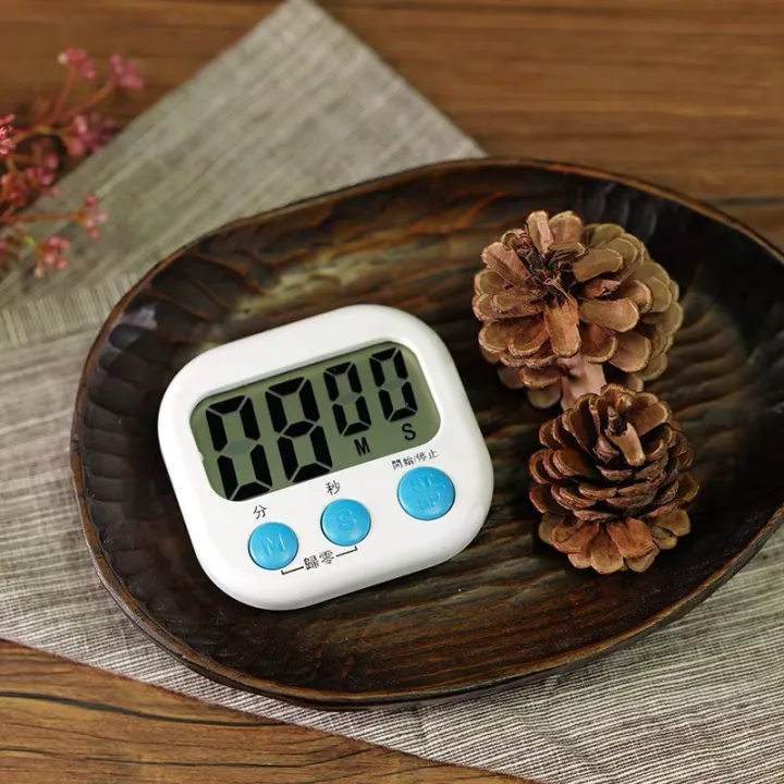 Digital Kitchen Timer For Cooking Big Digits Loud Alarm Magnetic