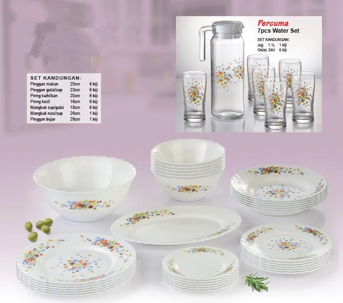 Arcopal Victoria 32pcs Dinner Set | Lazada