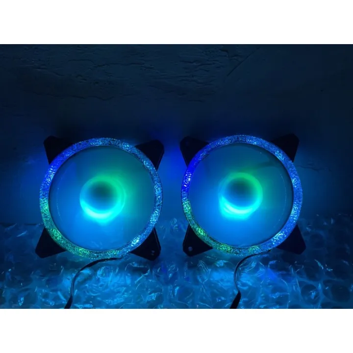 Brand New diamond fan INPLAY M35 LED RGB FAN 120MM CPU DESKTOP COOLER ...