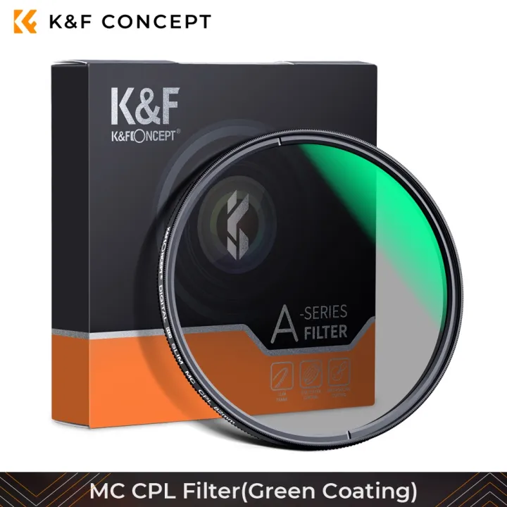 K&F Concept MC CPL Lens Filter Green Coating Ultra-thin Frame Filter ...