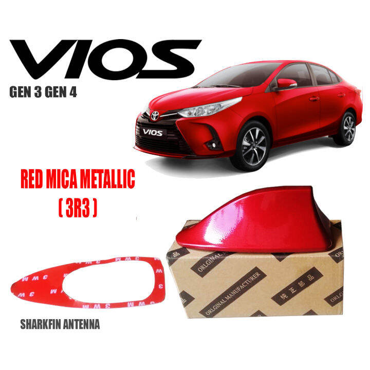 2013-2022 Toyota Vios Gen3 and Gen4 Red Mica Metallic 3R3 Universal ...