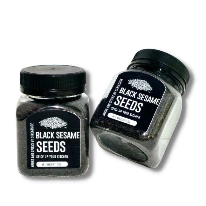 Streatside Herbs and Spices Black Sesame Seeds 100g | Lazada PH