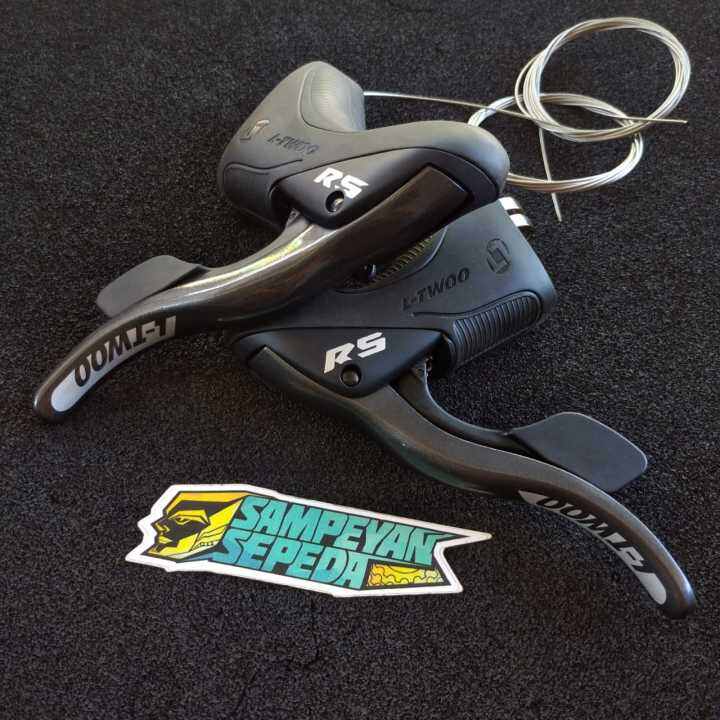 Brifter L-Twoo R5 2x9 Speed Roadbike Brake Shifter 9 Speed Sepeda Balap ...