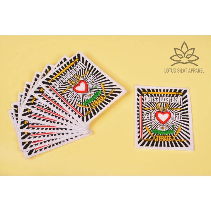 Bet Badge Dada Pencak Silat PSHT SH Terate - Logo Lambang PERSAUDARAAN ...