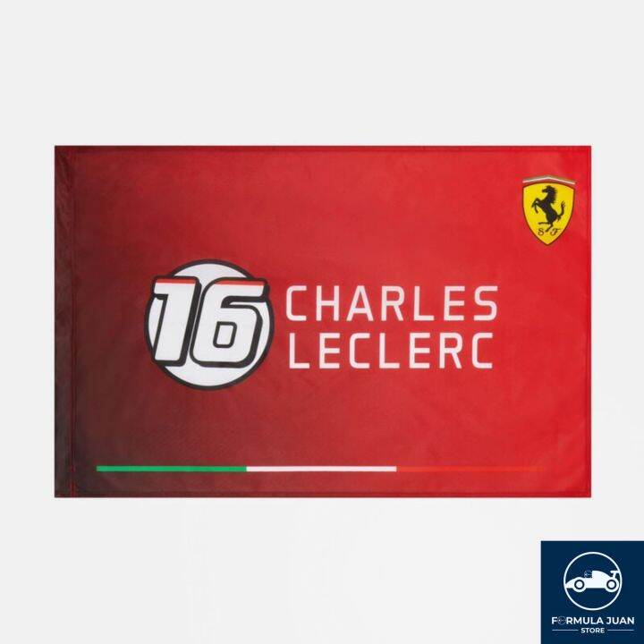 Scuderia Ferrari Charles Leclerc 16 Flag (Official F1 Merch) - Racing ...