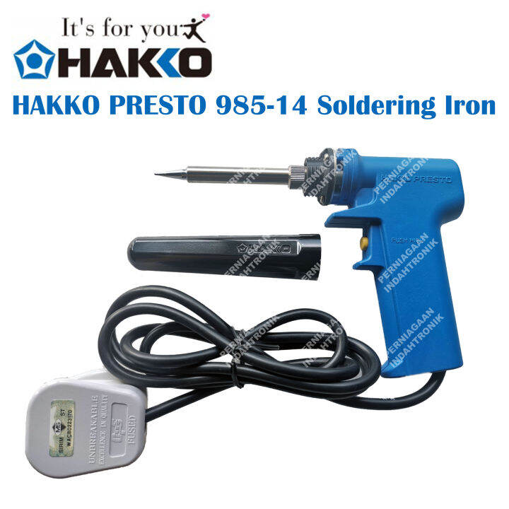 HAKKO PRESTO 985 985-14 Soldering Iron Soldering Gun Pateri Besi (20W ...