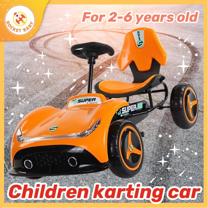 Rocket Baby Children's Carting Bike Simple Kart Four-wheeled Bicycle ...