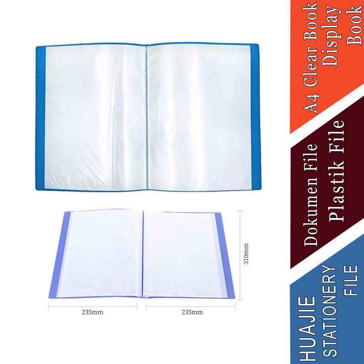 Display Books A4 - Huajie Folder - Map Clear Holder - Plastik File ...