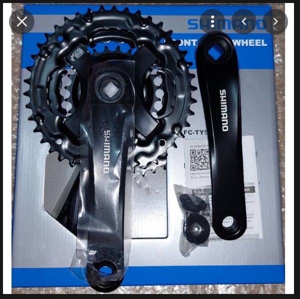 Shimano Crank Tourney TY FC-TY501 3x 48-38-28 170MM with Original Shimano box 100% Legit NO BB ...